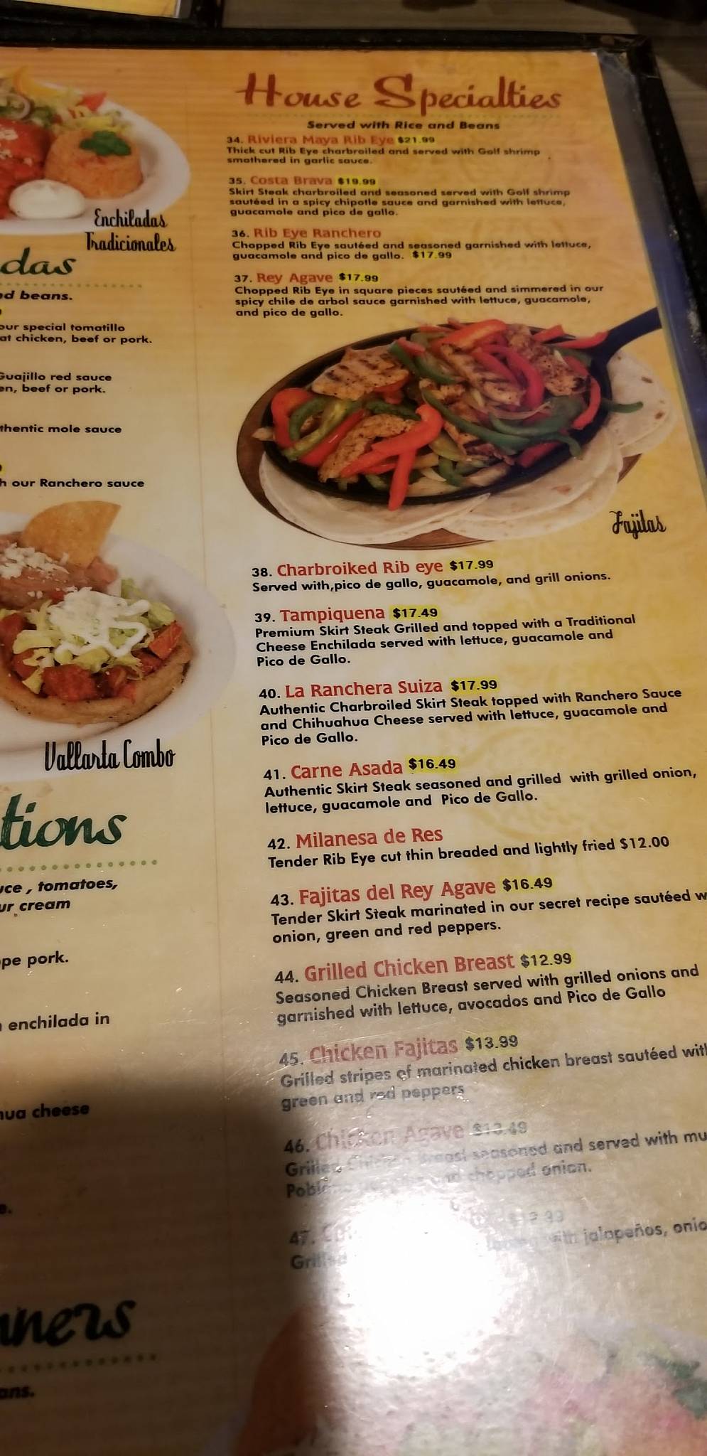 Menu at Asada Grill & Cantina restaurant, Highland, W 45th St