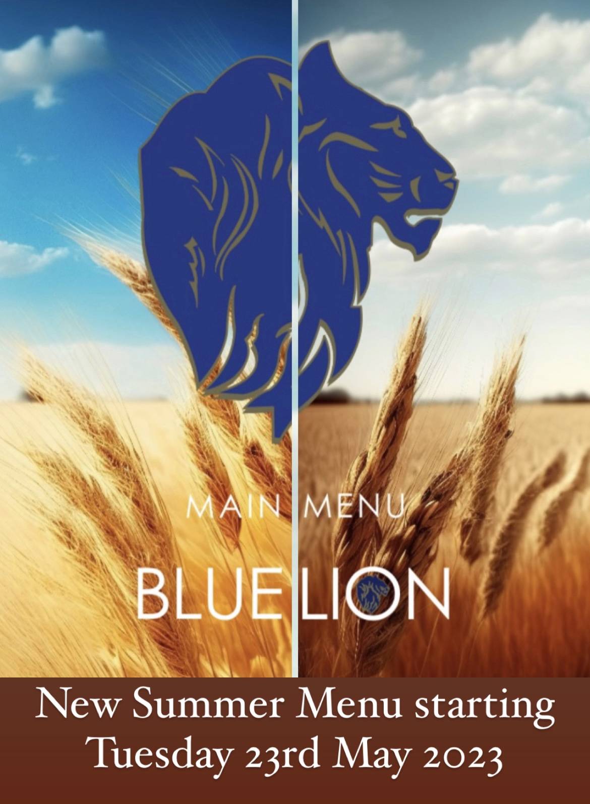 Menu at Blue Lion pub & bar, Atherstone, 8 Church Rd