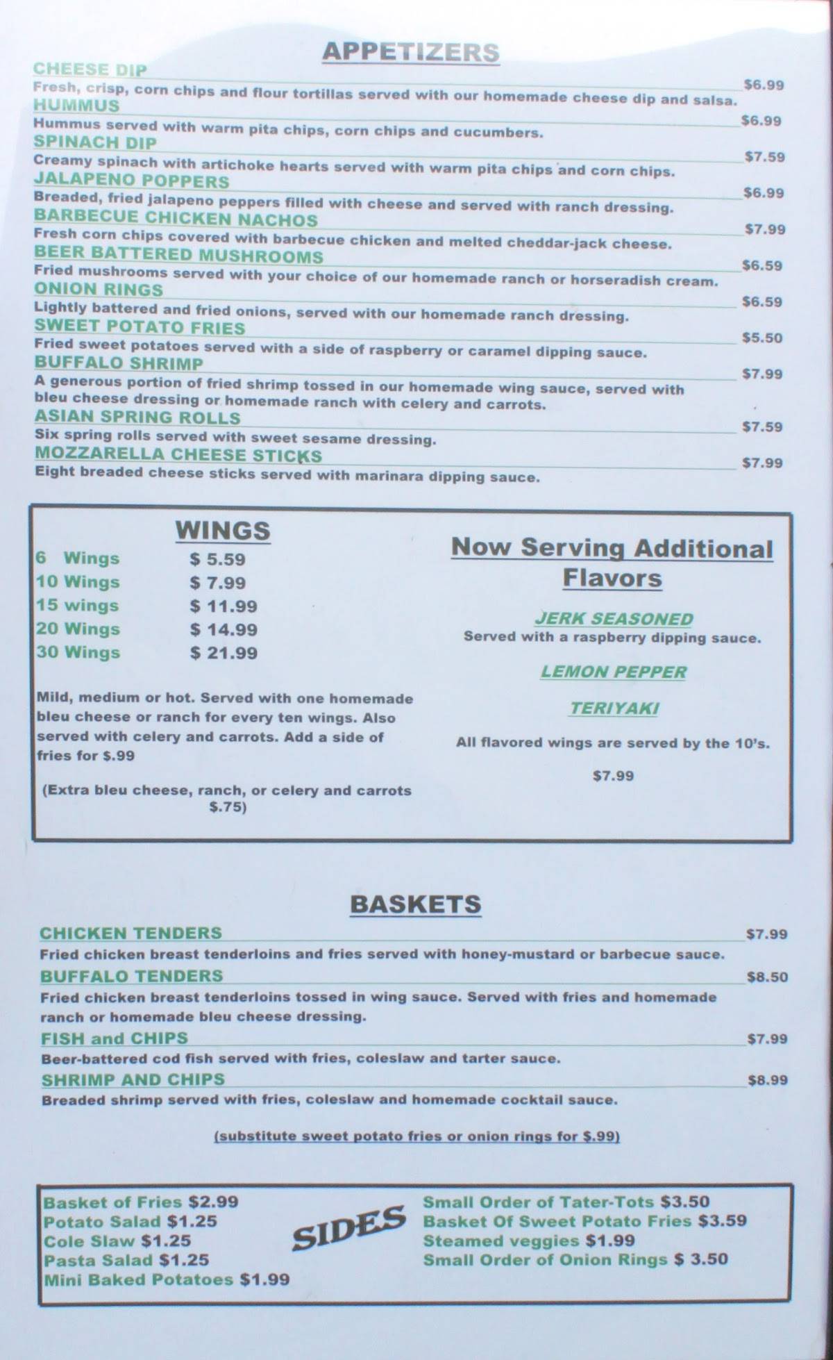 Menu at The Grove Restaurant & Tavern, Decatur, Lavista Rd