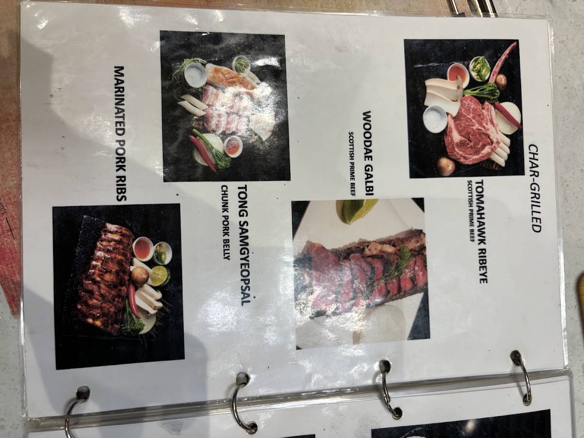 Menu at BAB N SUUL, Korean Kitchen restaurant, London