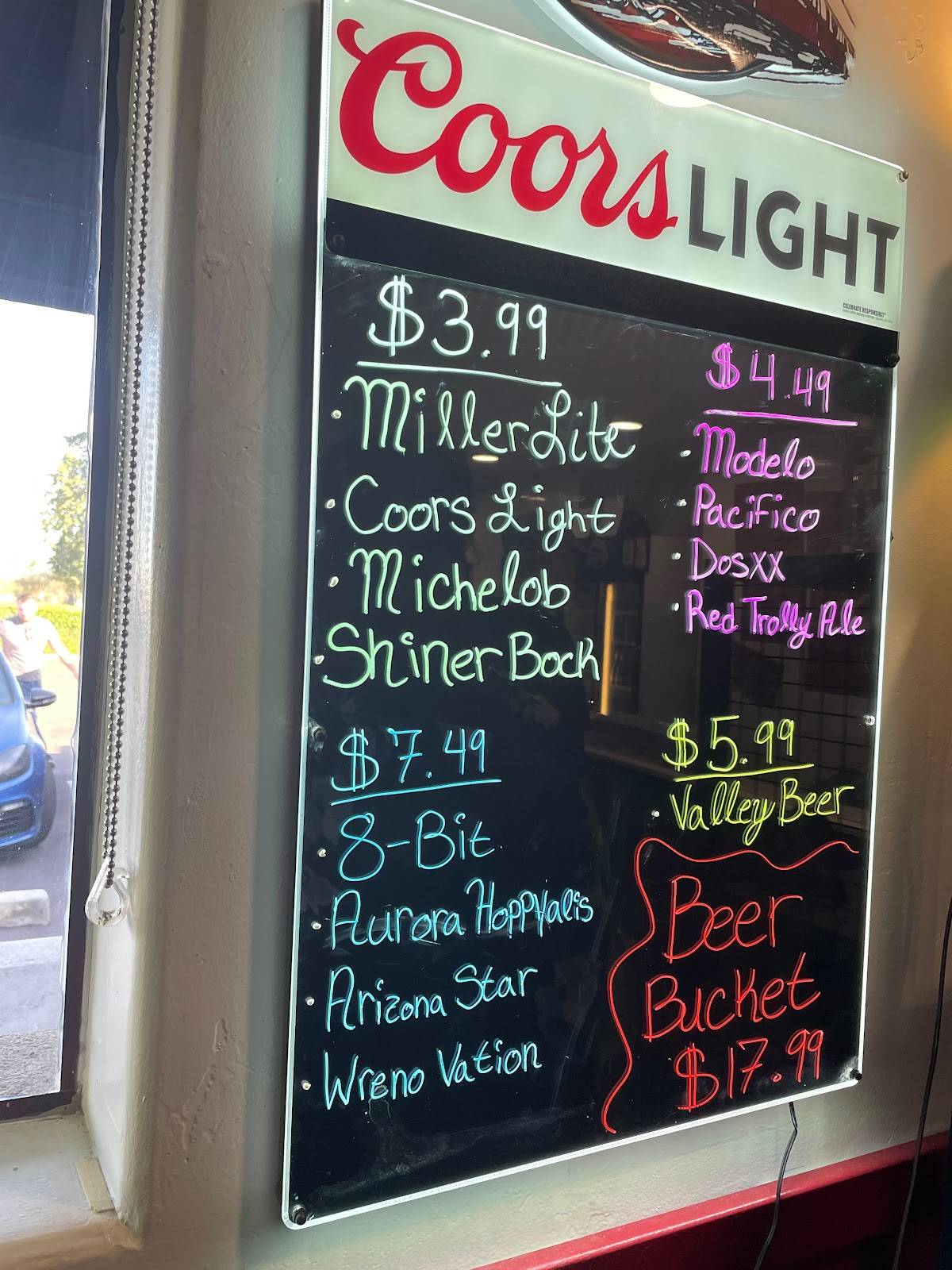 Menu at Eric's Family Barbecue, Avondale