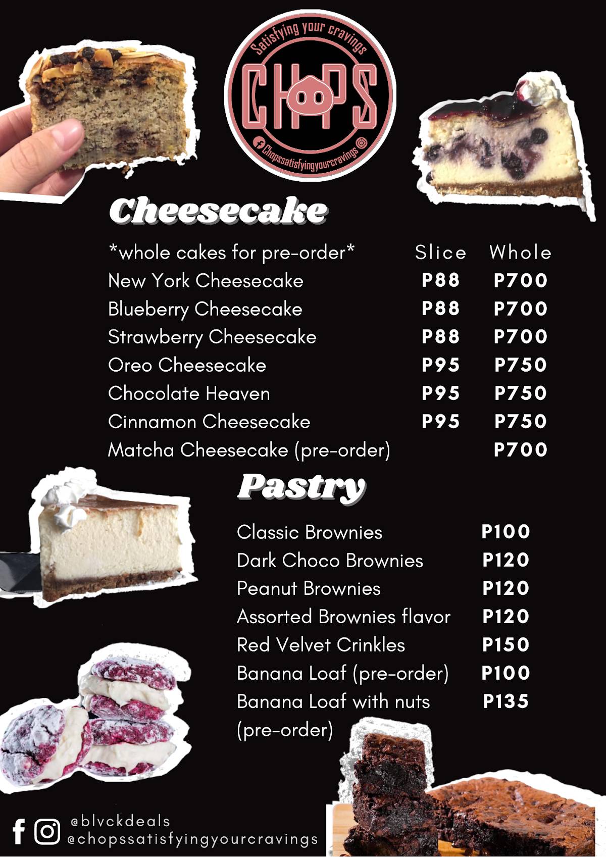 Menu at BLVCK Milktea cafe, Quezon City