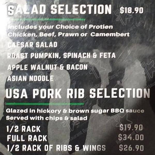 Menu at Brisbane Valley Tavern (Aust) restaurant, Fernvale