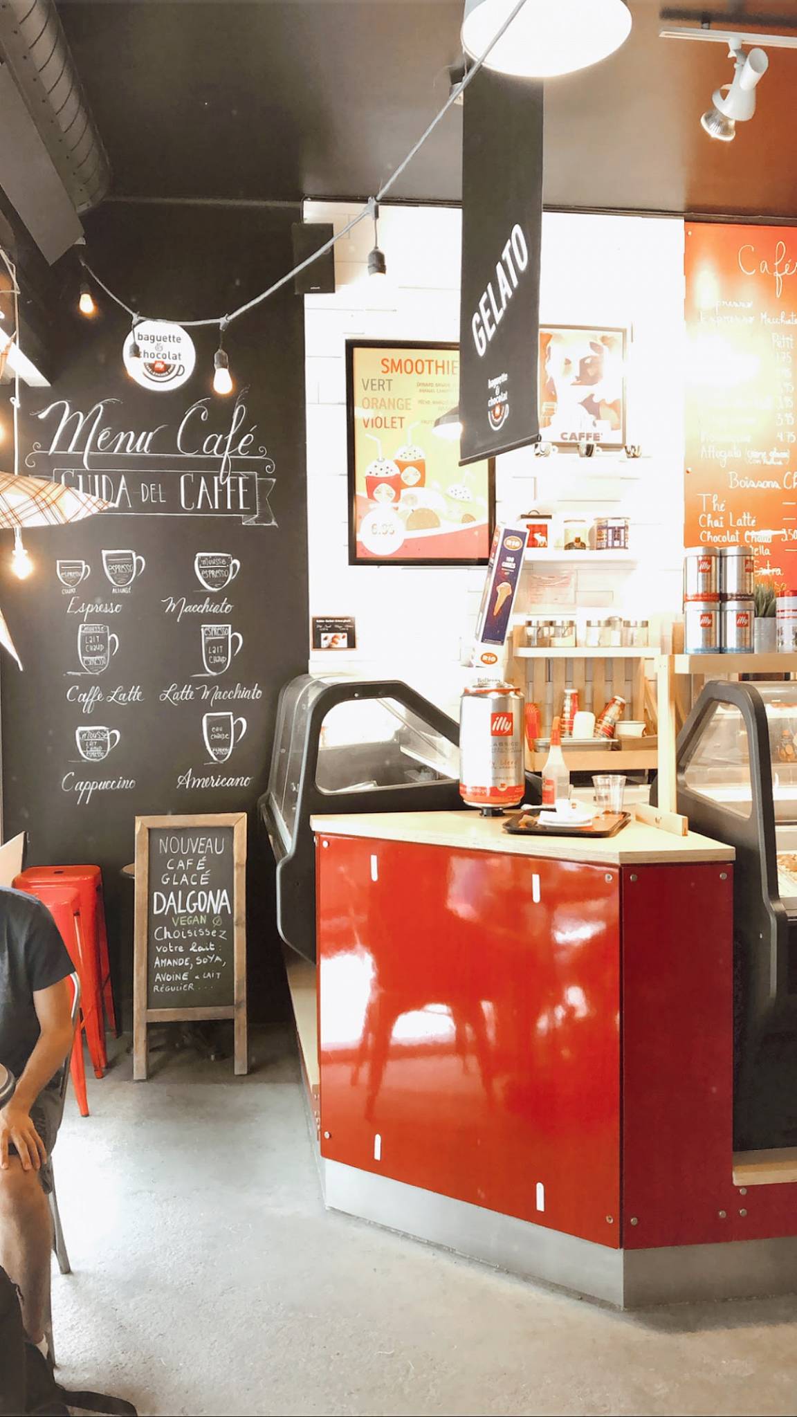 Menu au Baguette & Chocolat café, Québec, 36 Côte de la Fabrique