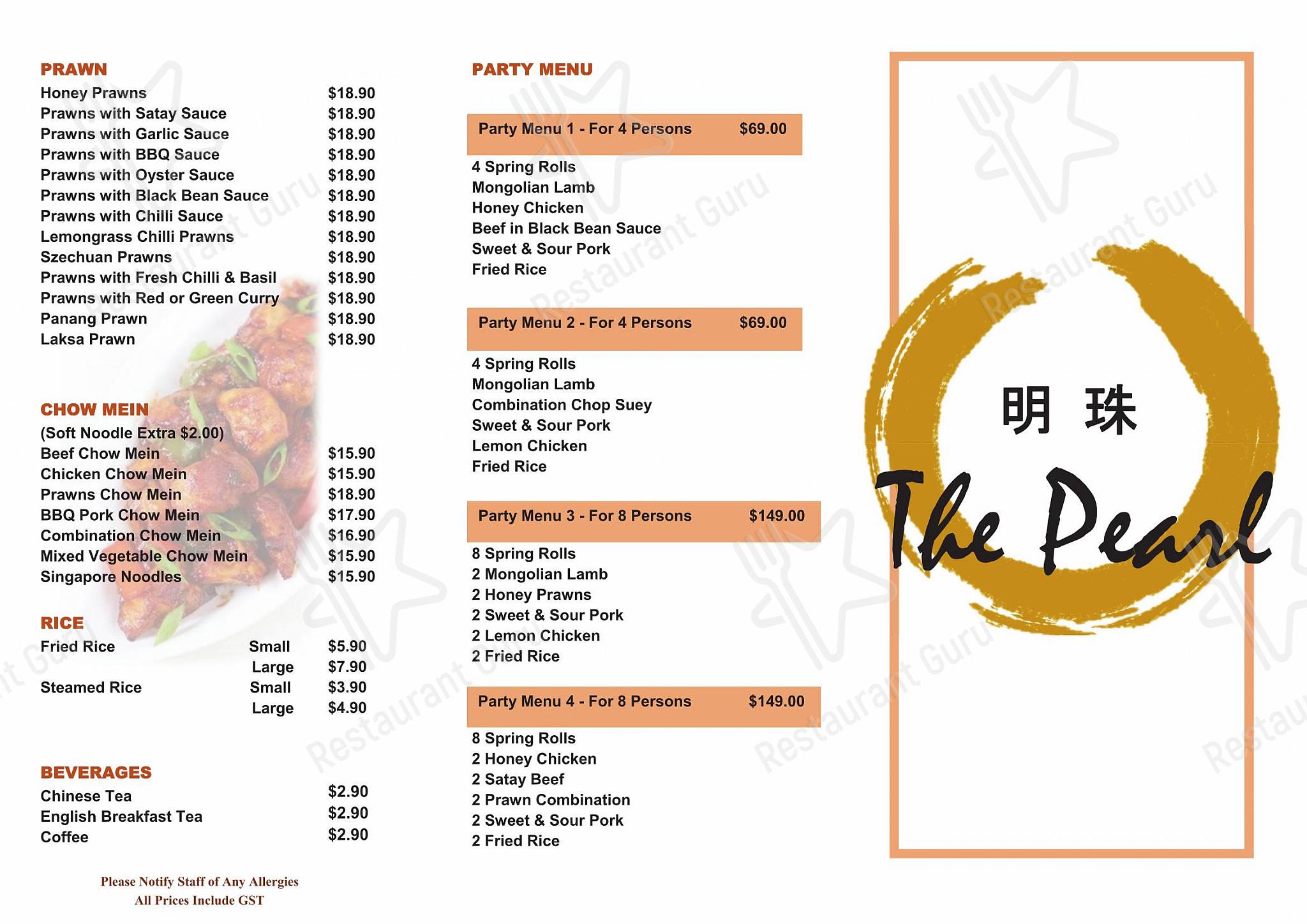 Menu at The Grand Hotel Bega pub & bar, Bega