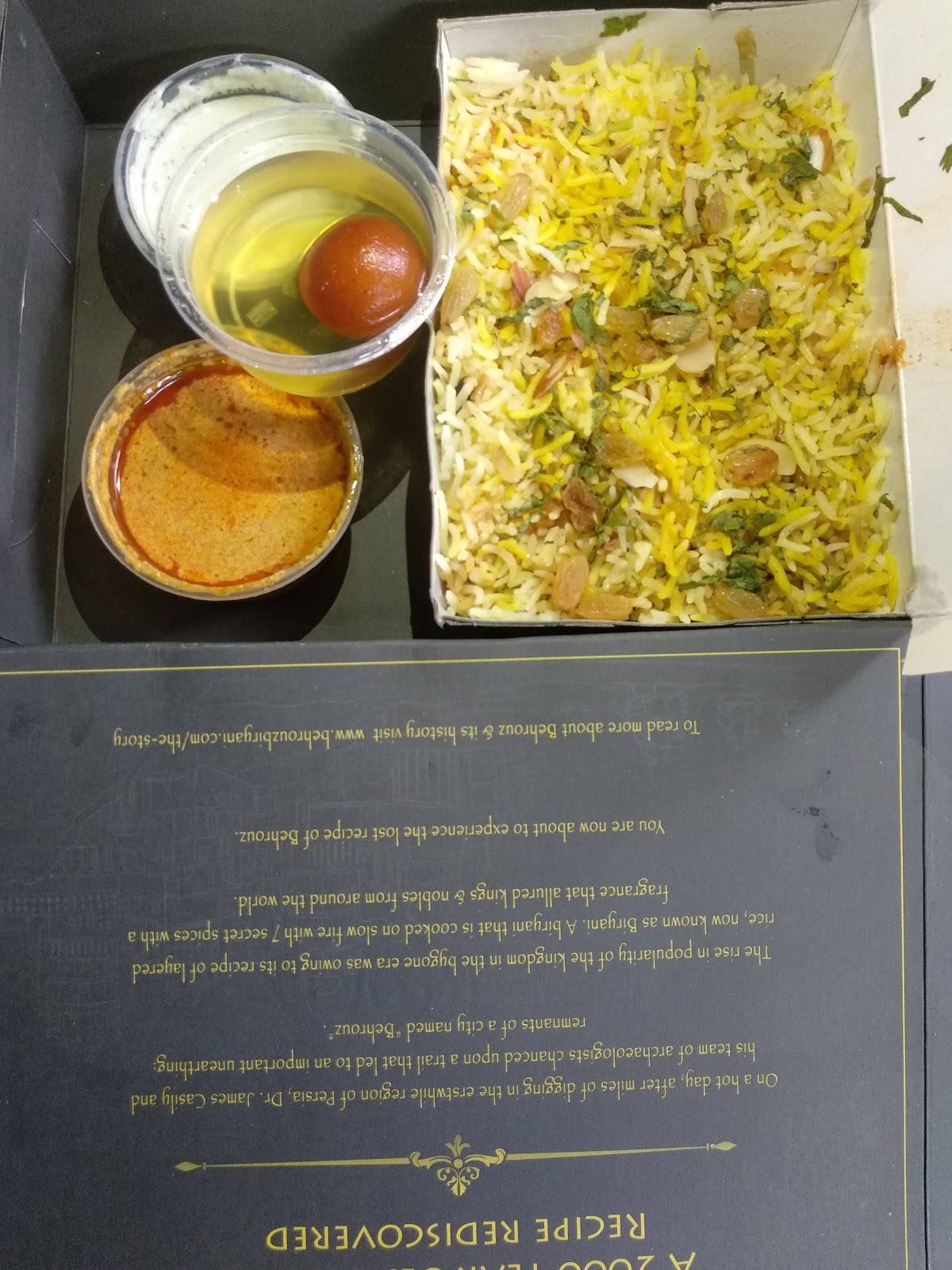 Menu at Behrouz Biryani, Mumbai, 61