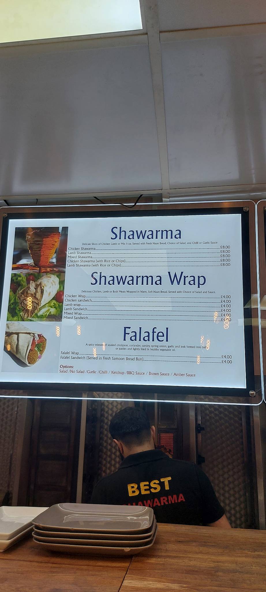 Menu at Best Shawarma pizzeria, Darlington