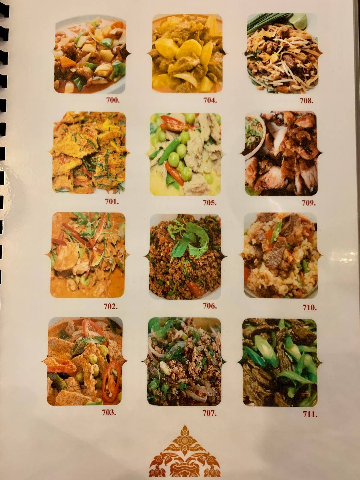Menu da Mai Thai, Bienna