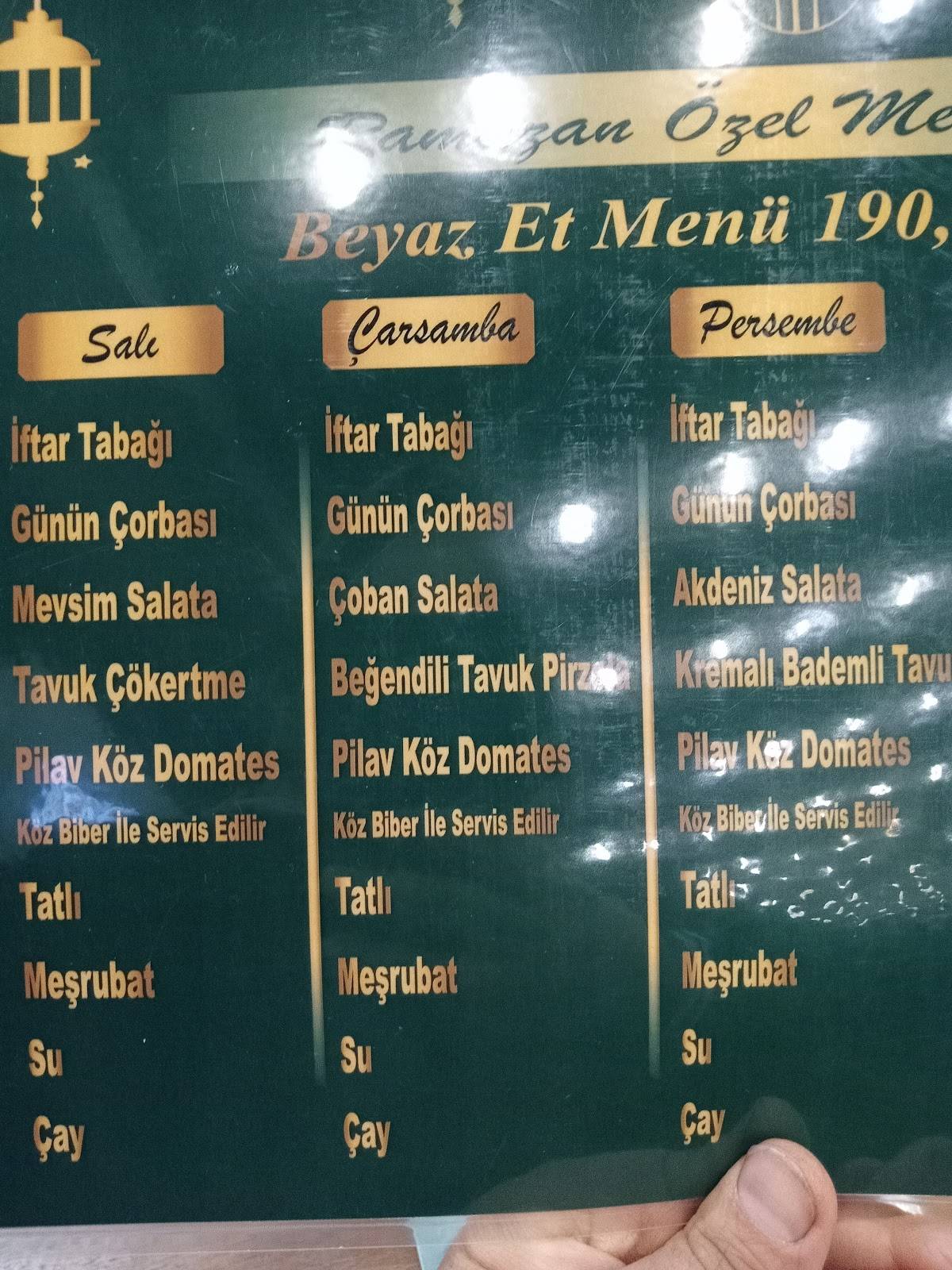 Menu at Botanica Cafe & Restorant & Fırın, Ankara