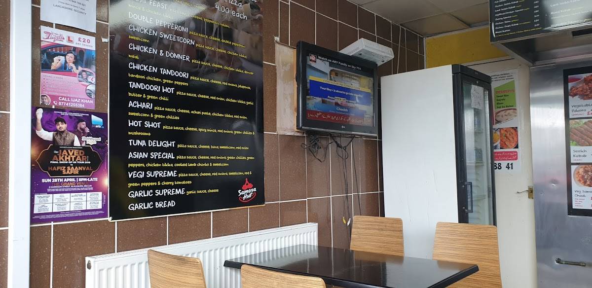 Menu at Samosa Hut Burnley restaurant, Burnley