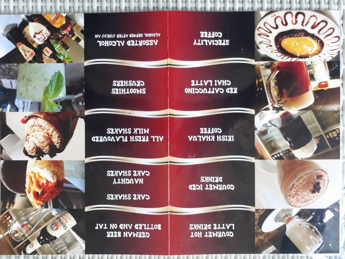 Menu at Der Zucker Backer cafe, Pretoria, Menlyn Retail Park Corner ...