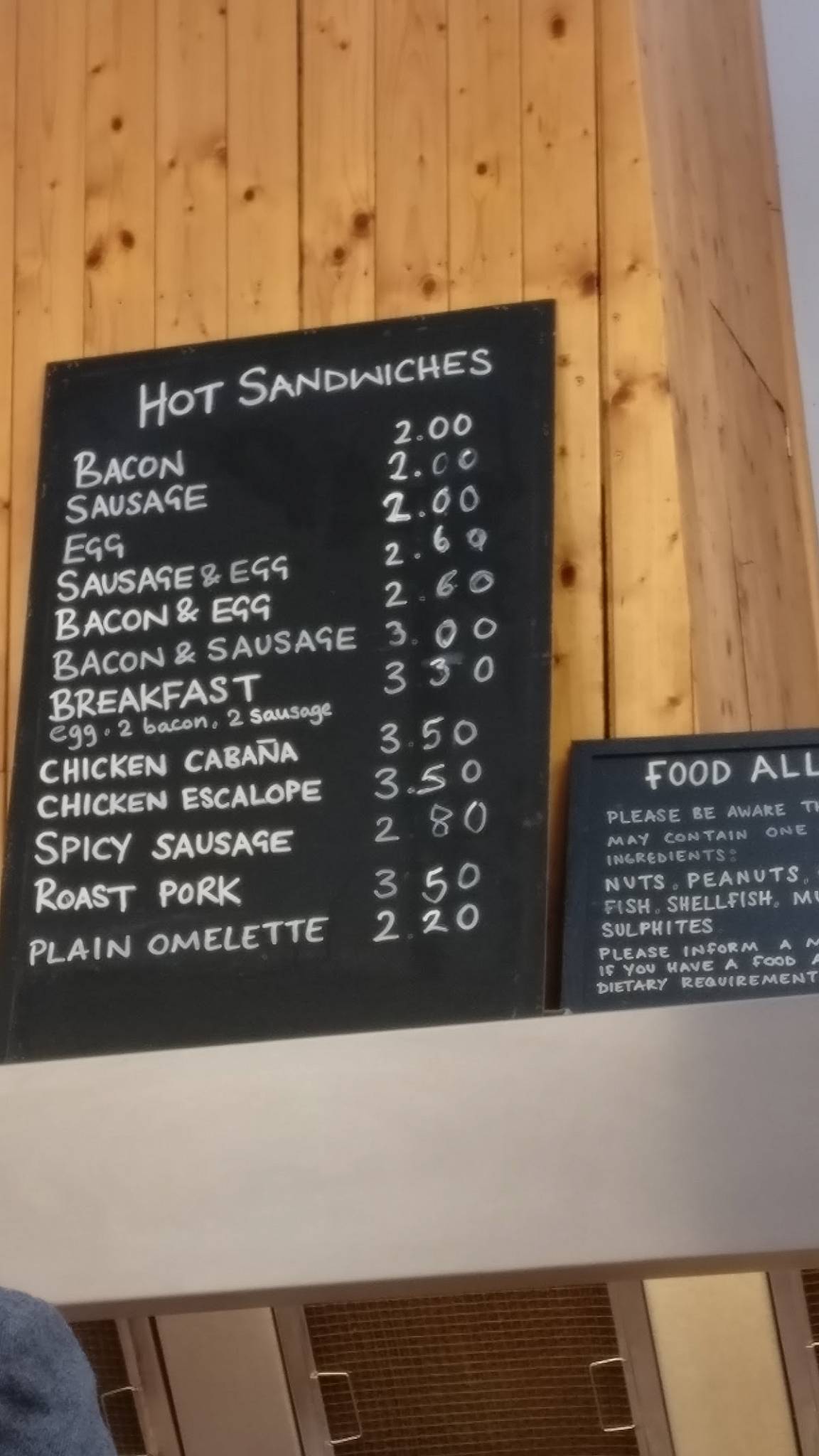 Menu at La Cabana Cafe Nw10, London