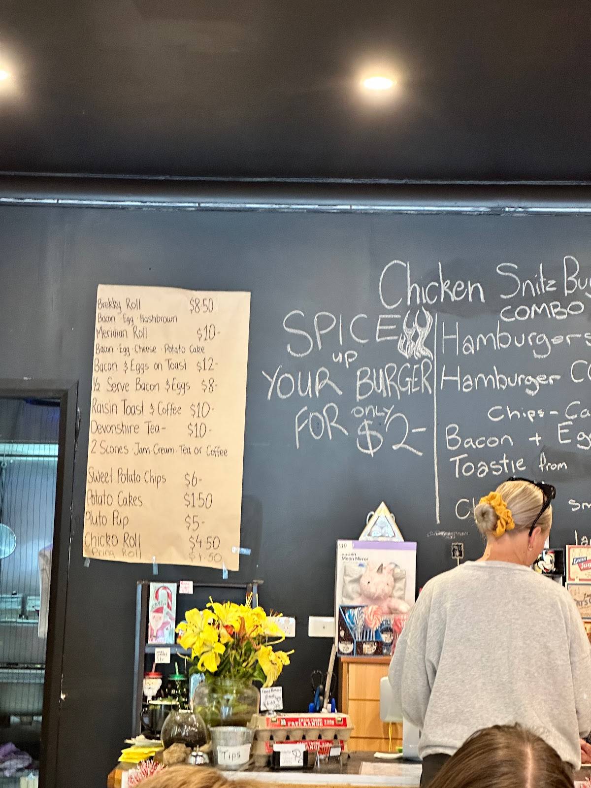 Carta de Meridian Cafe, Marulan