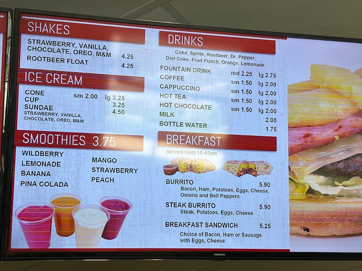 Menu at California Burgers & Deli restaurant, Salt Lake City