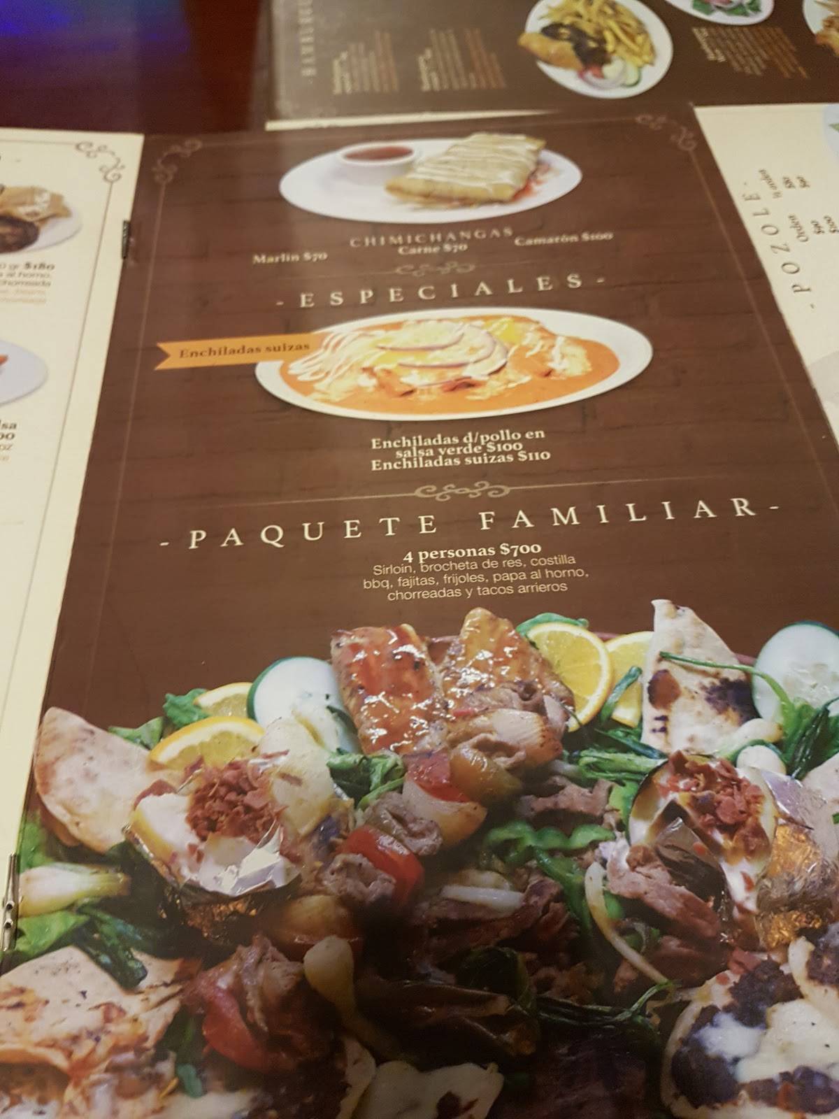 Carta del restaurante Cenaduría Chayito, Mazatlán, Av Camarón Sábalo 5100