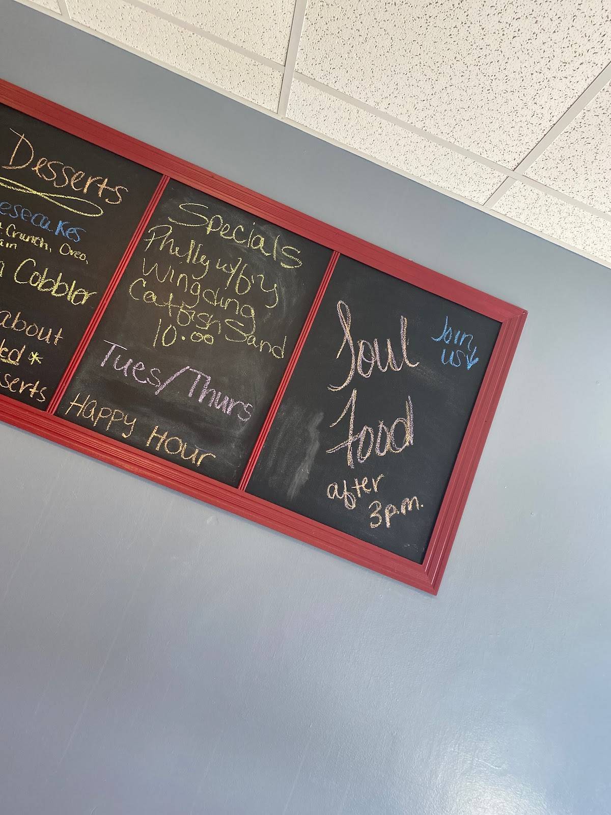 Menu at Chef Vaughn's Kitchen restaurant, Bourbonnais