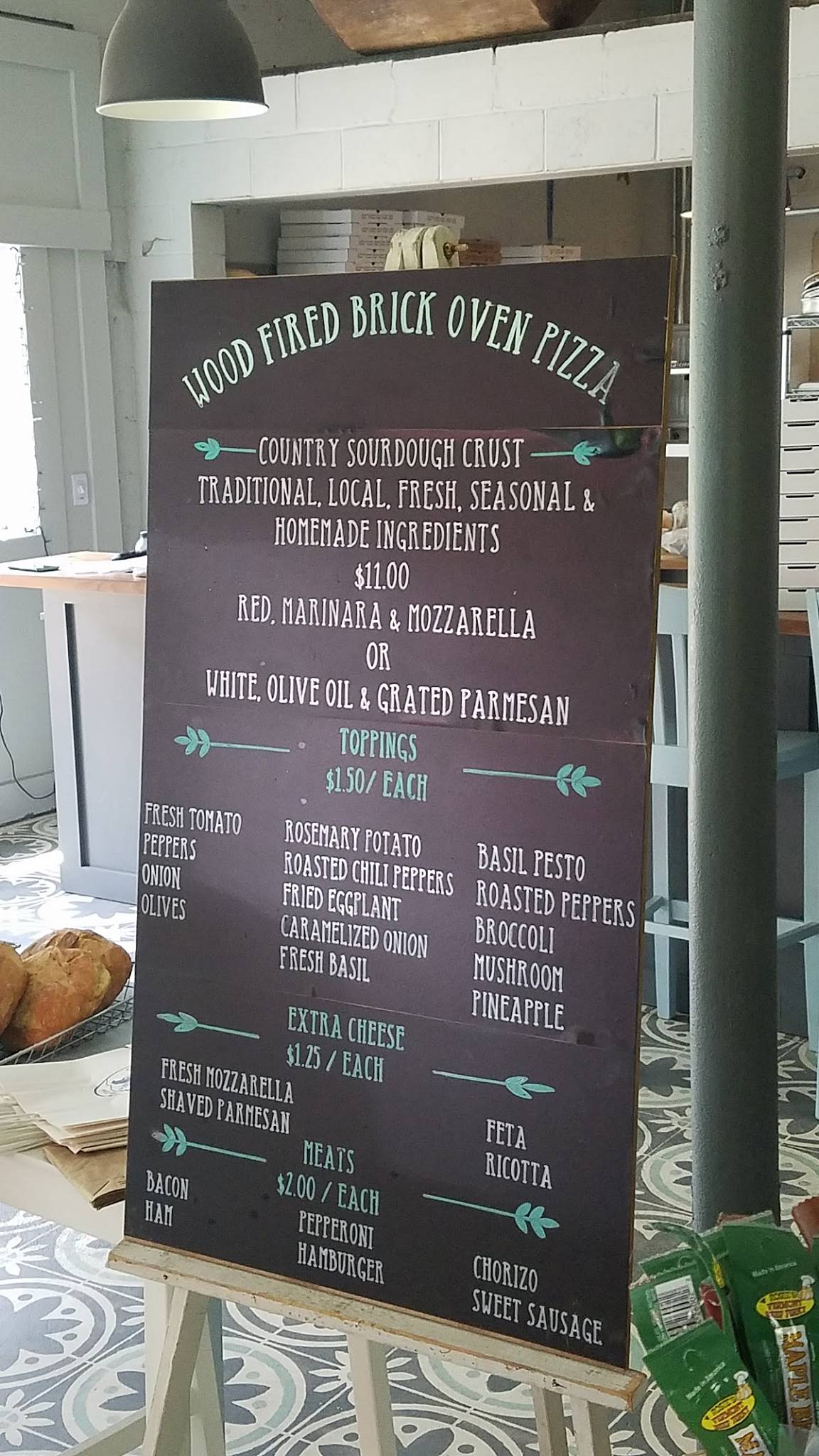 Menu at Chesterfield General Store and Cafe, Chesterfield