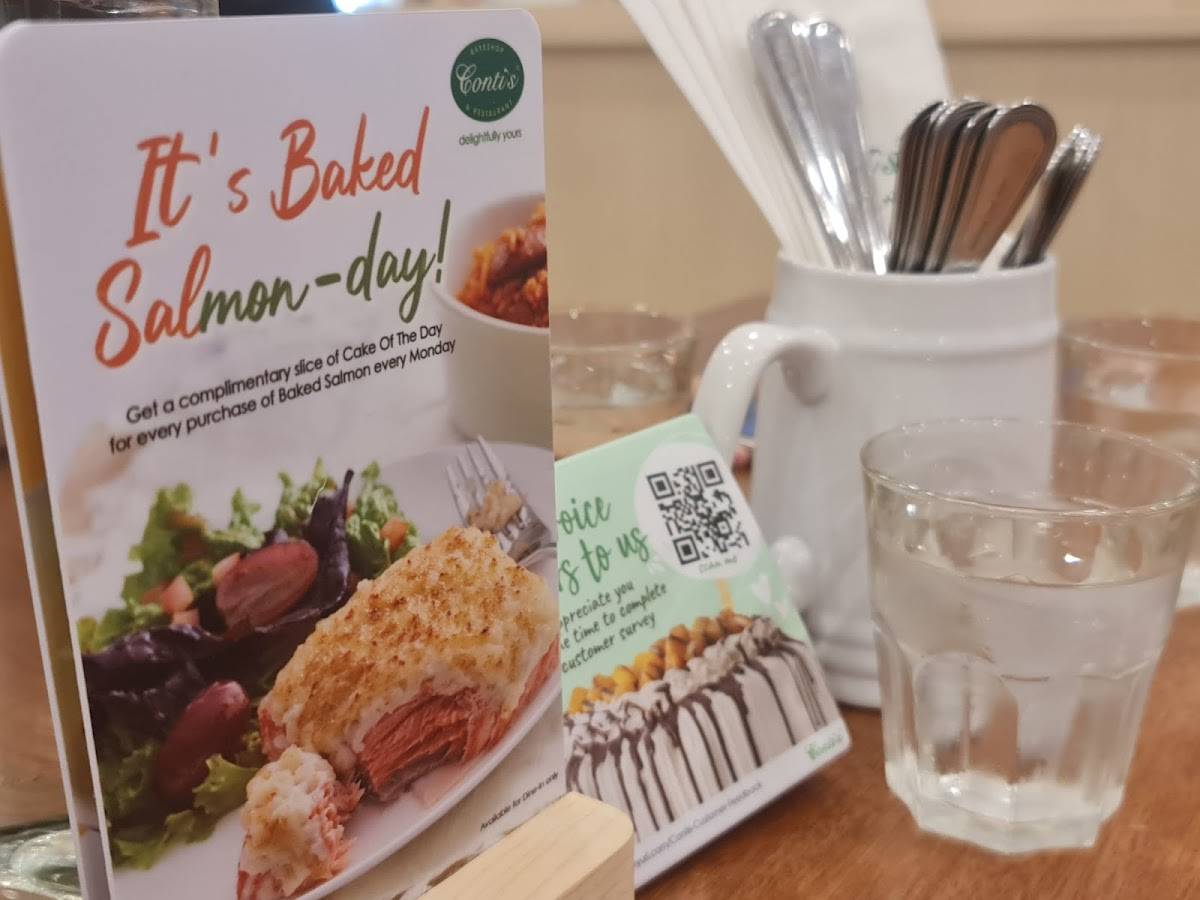 Menu at Conti's Lipa - Bakeshop and Restaurant, Lipa