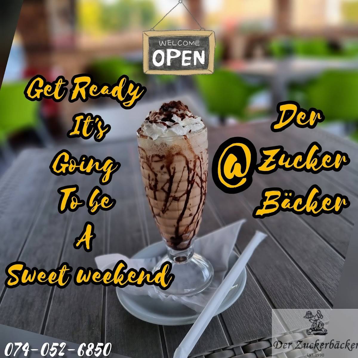 Menu at Der Zucker Backer cafe, Pretoria, Menlyn Retail Park Corner ...
