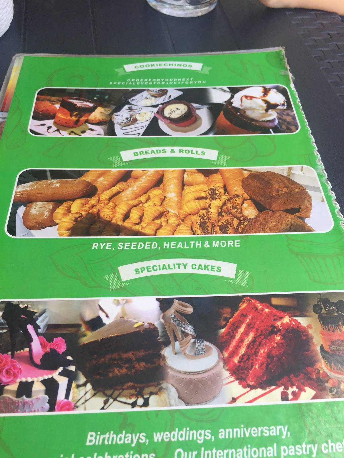 Menu at Der Zucker Backer cafe, Pretoria, Menlyn Retail Park Corner ...
