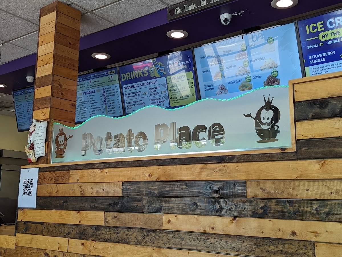 Menu at The Potato Place desserts, Detroit