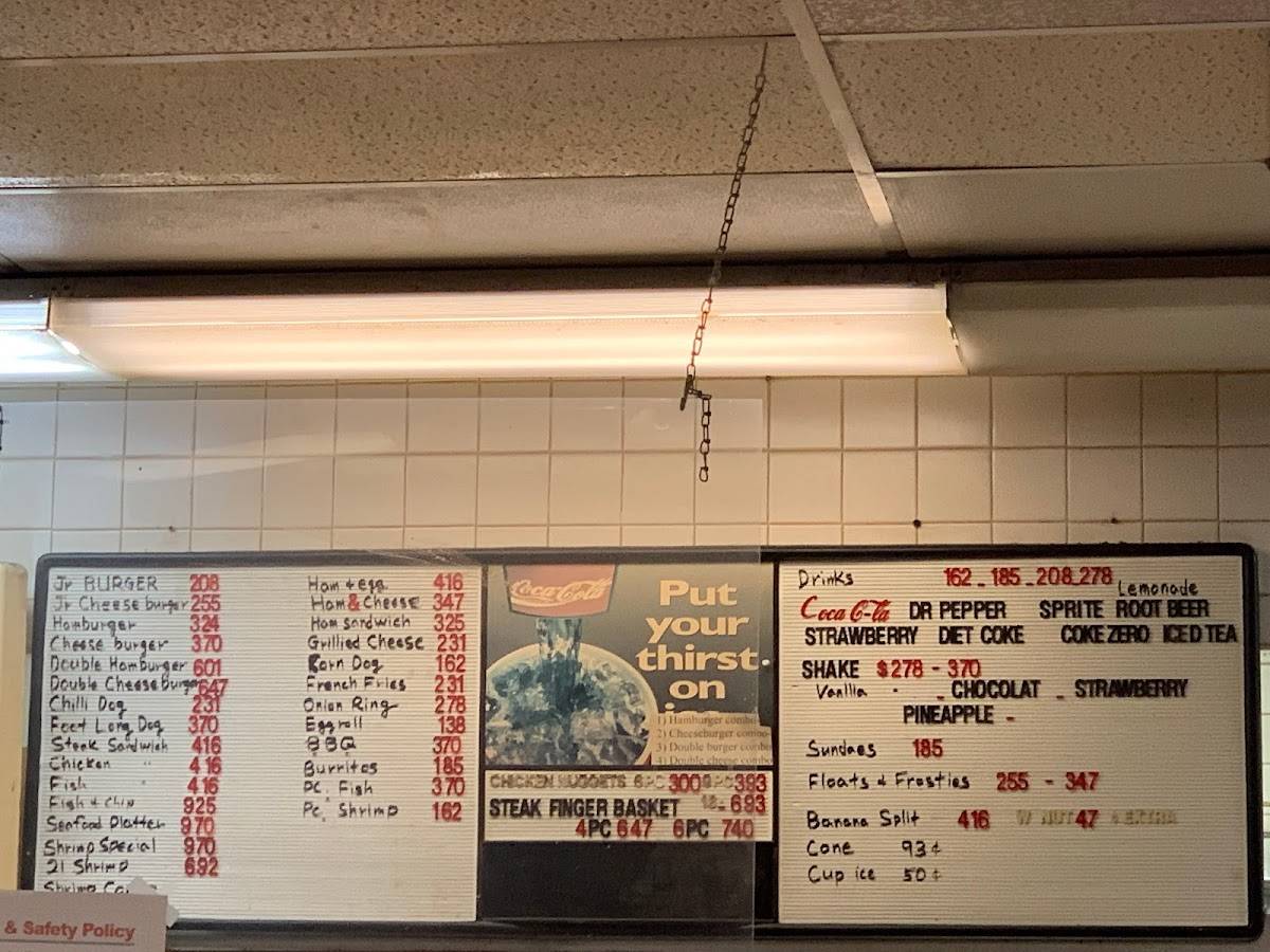 Menu at Dixie Maid fast food, Houston, Lyons Ave