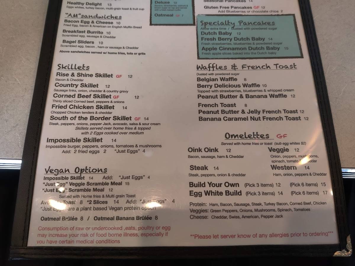 Menu at Downtown Diner Celebration restaurant, Celebration
