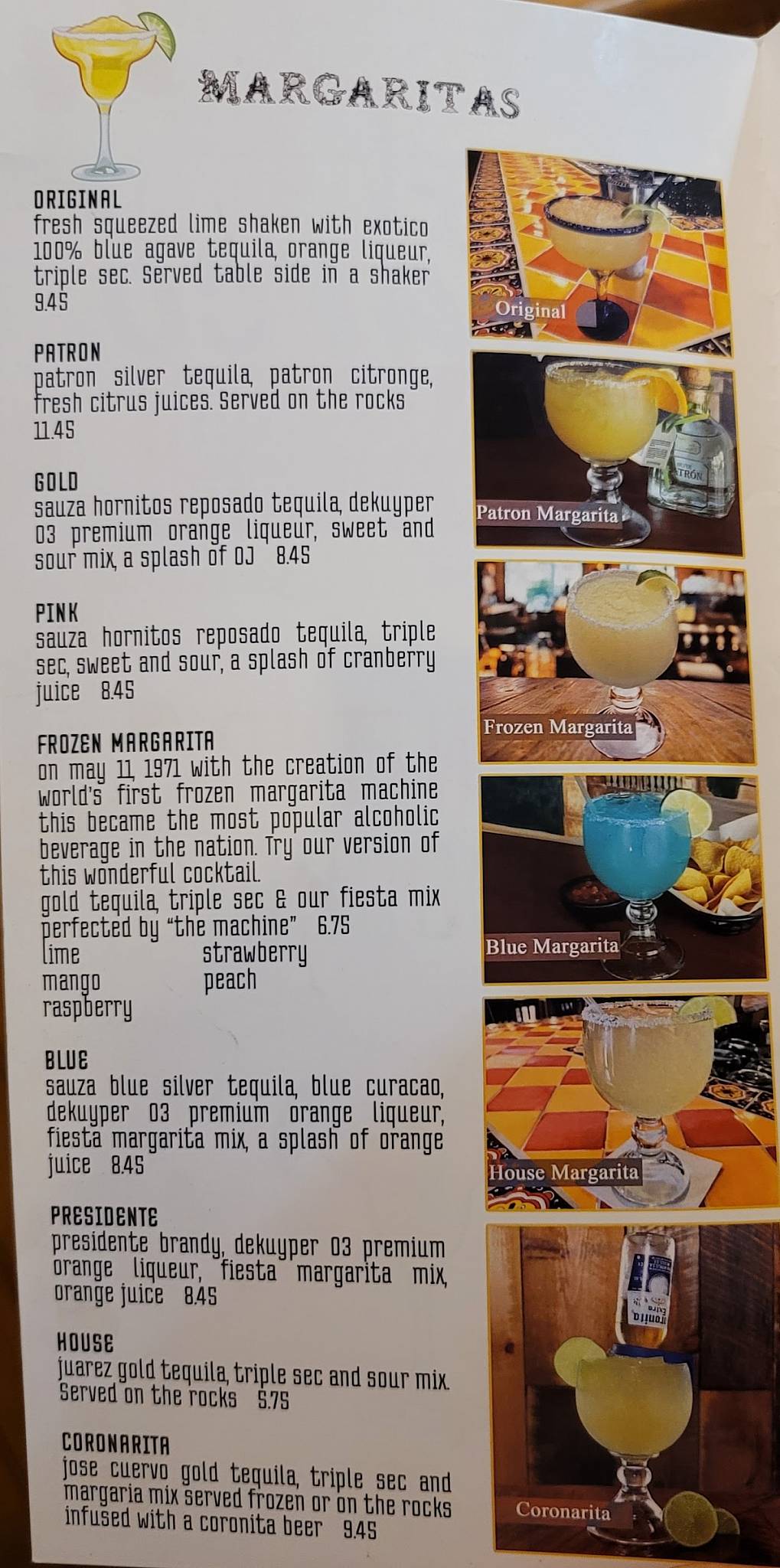 Menu at El Barco Méxican Restaurant, Urbandale