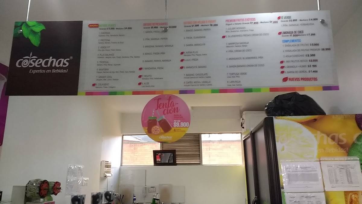Menu at El Gato Bistro restaurant, Bogotá