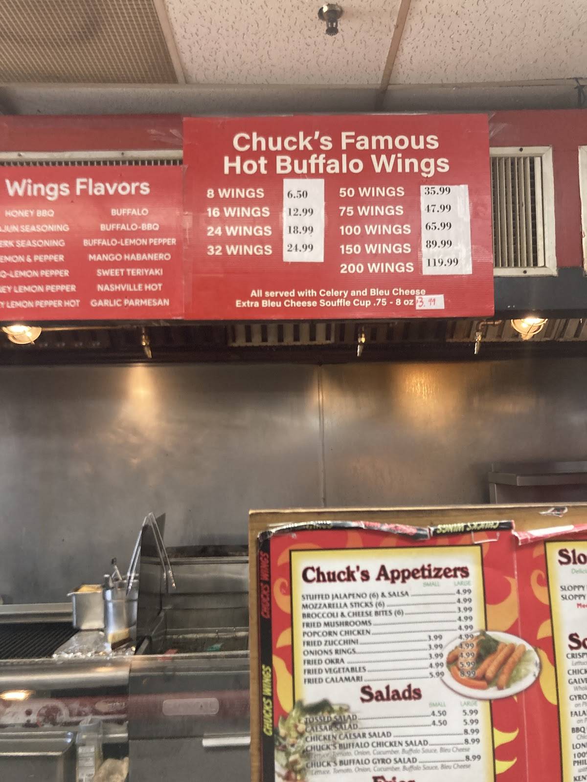 Menu at Chuck's Big Time BBQ - Ewing, Ewing Township, N Olden Ave
