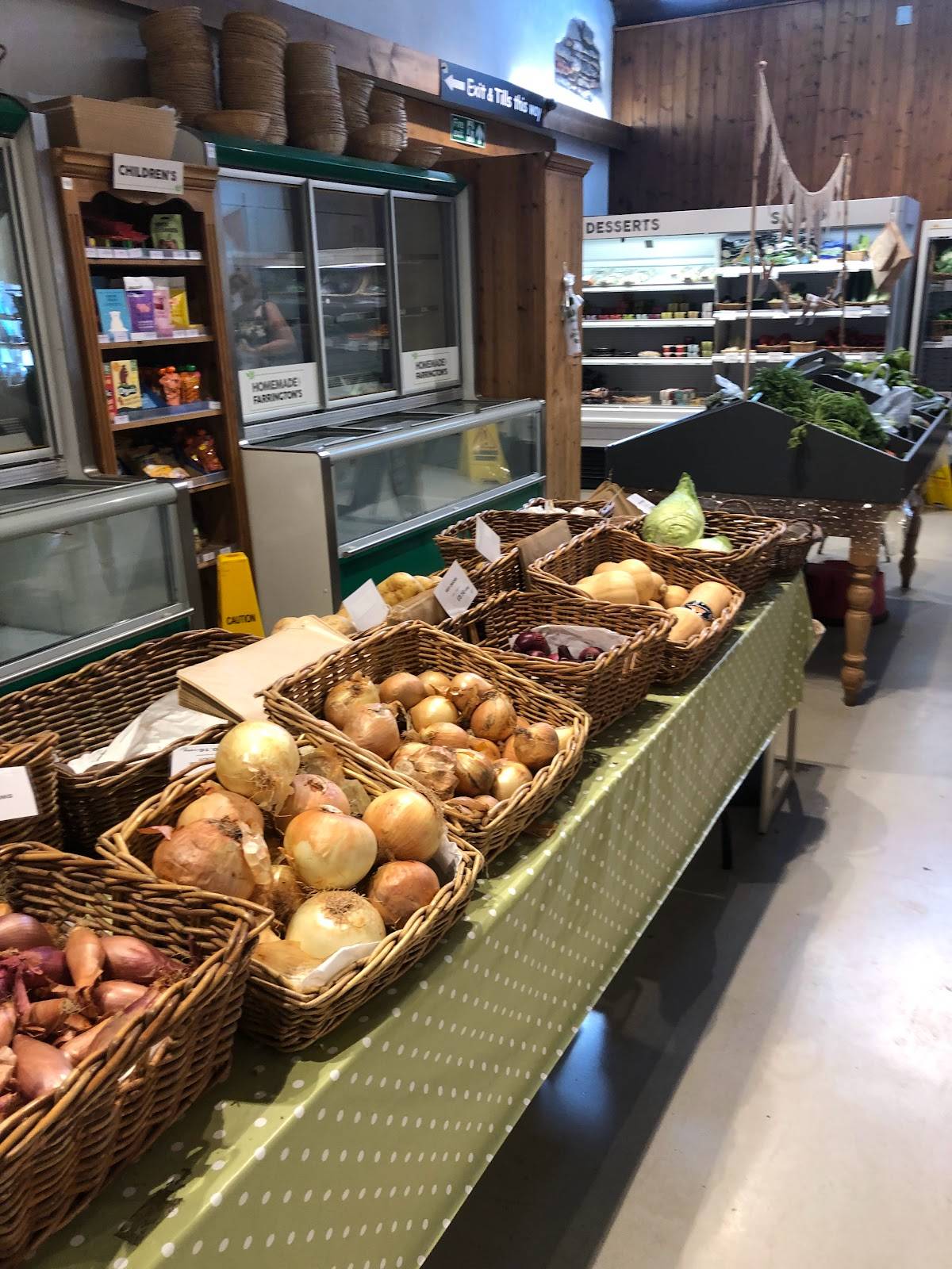 Menu at Farrington's Farm Shop & Café cafe, Farrington Gurney