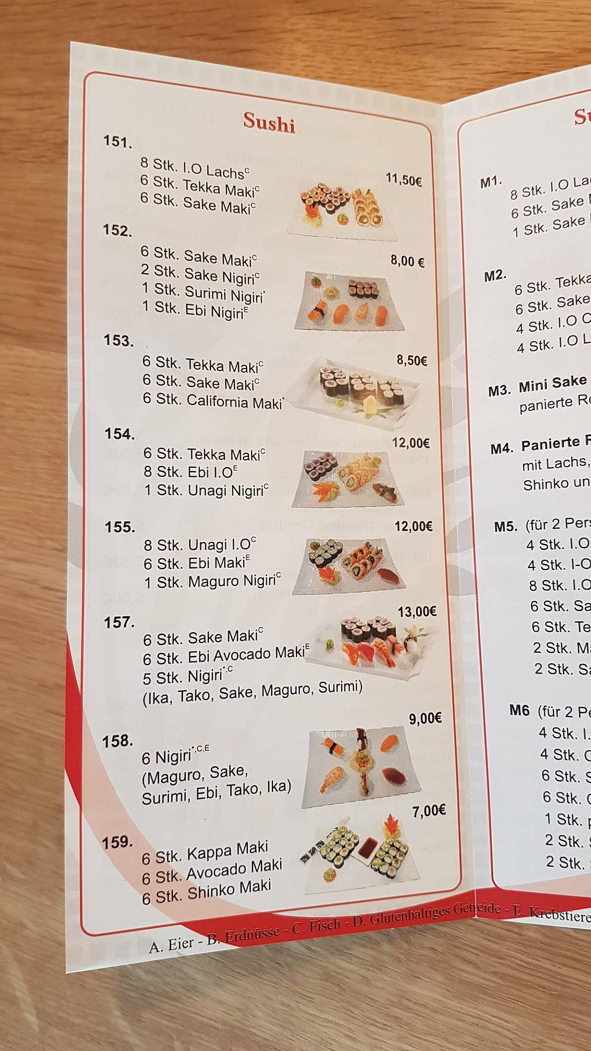 Speisekarte von Asia Sushi Bar, Fredersdorf-Vogelsdorf