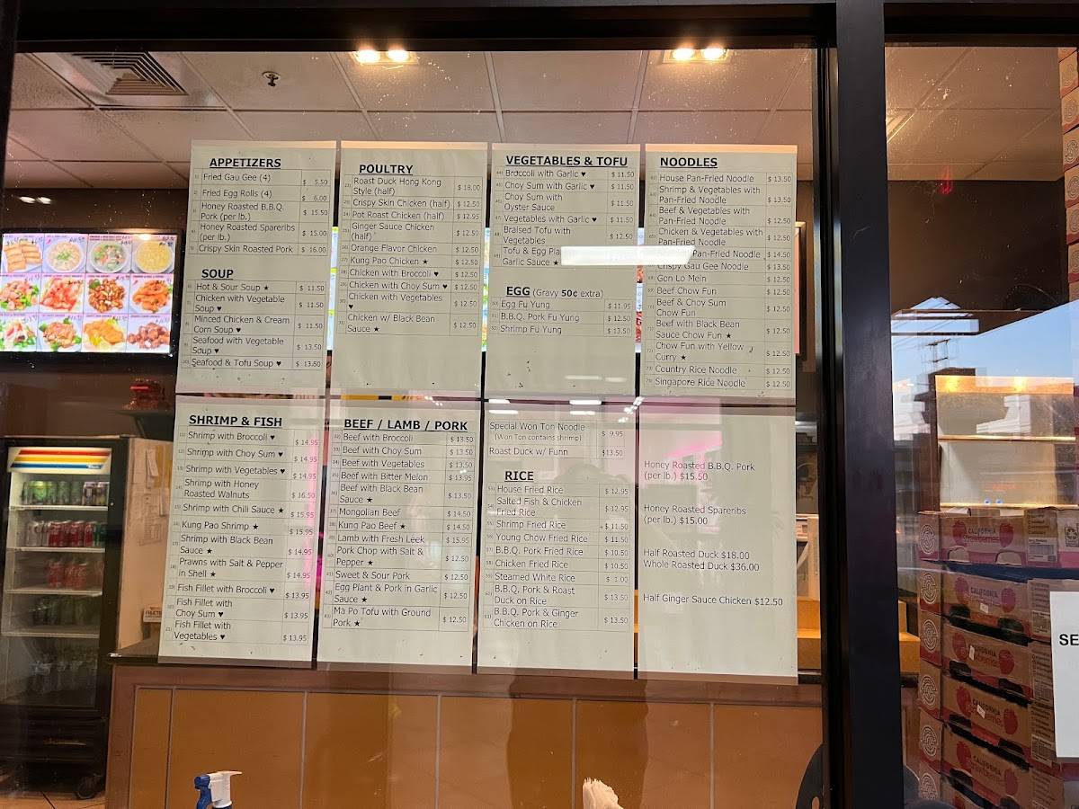 Menu at Asian Mix fast food, Honolulu, 1234 S Beretania St.