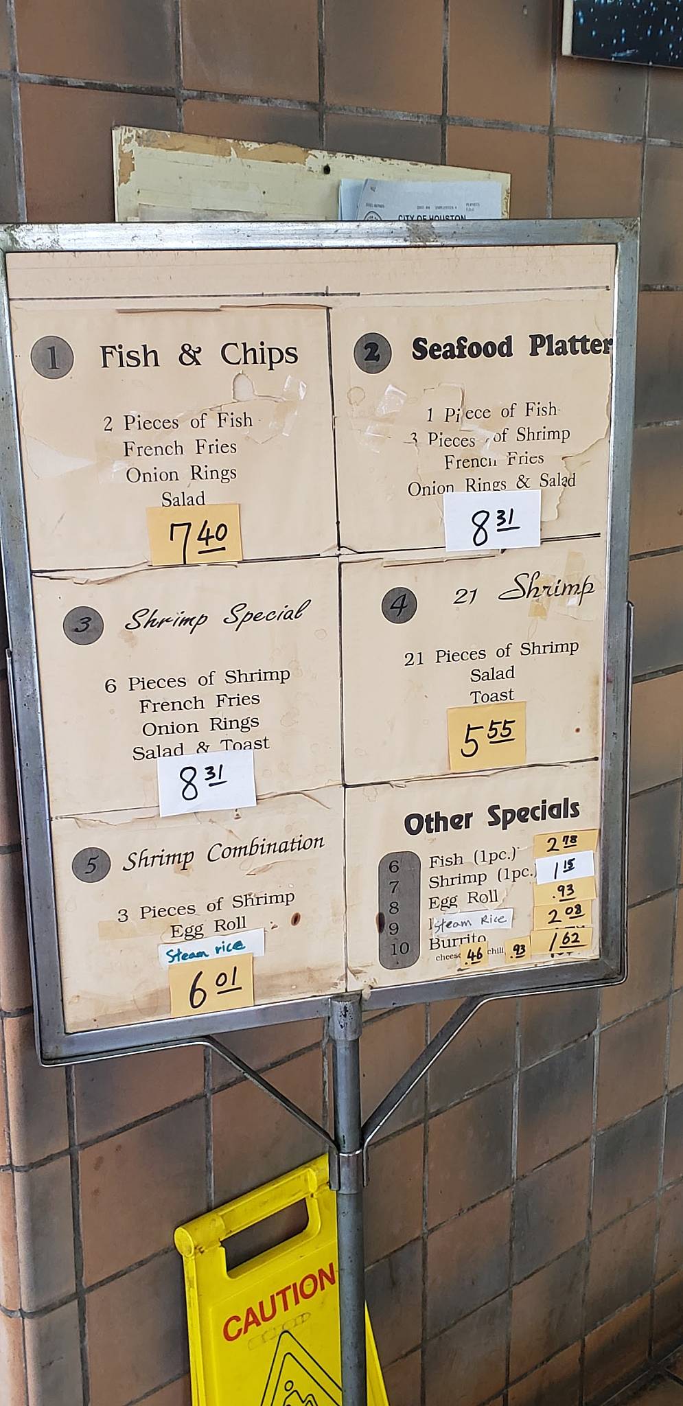 Menu at Dixie Maid fast food, Houston, Lyons Ave