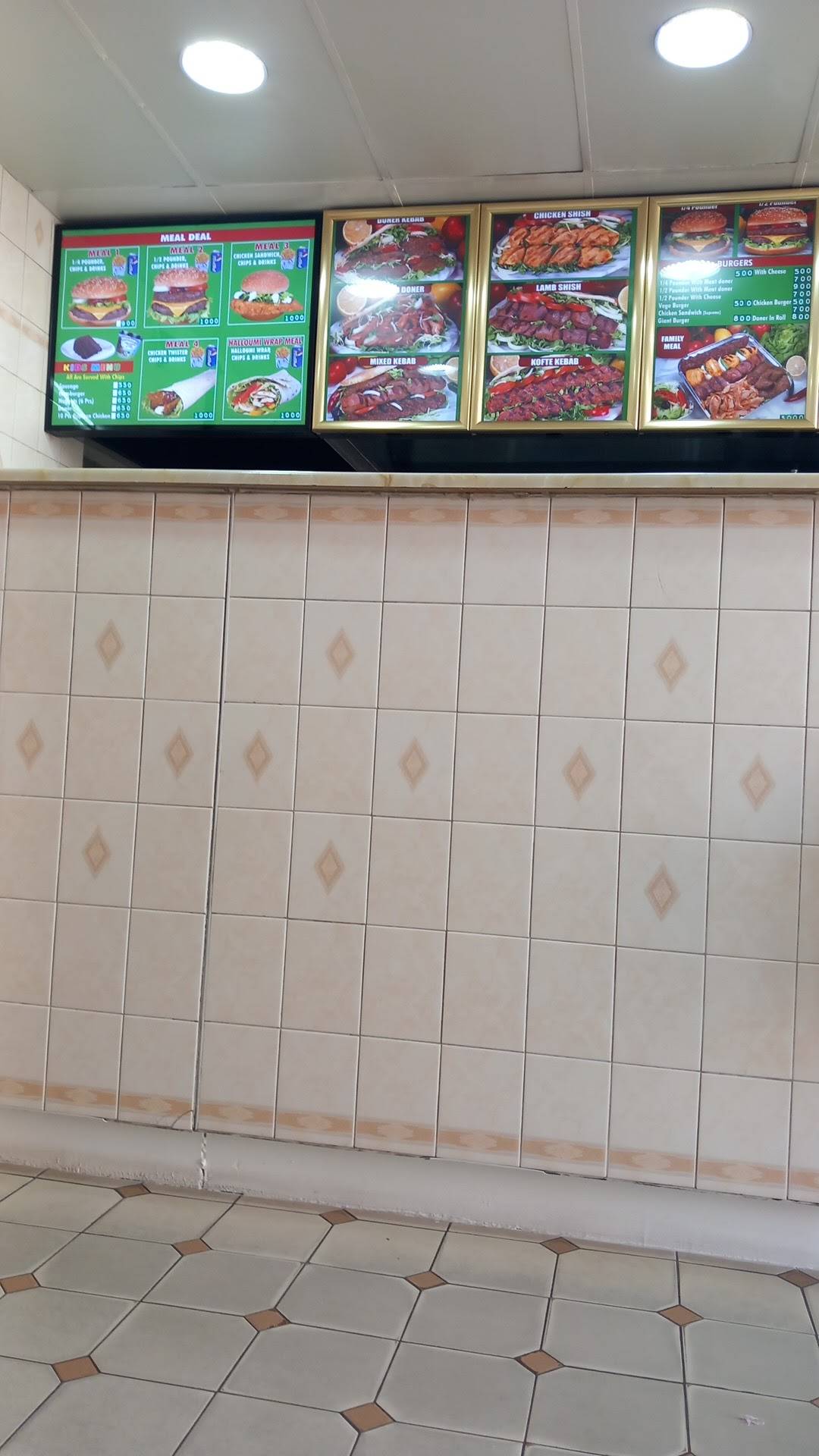 Menu at The Best Kebab fast food, Royal Tunbridge Wells