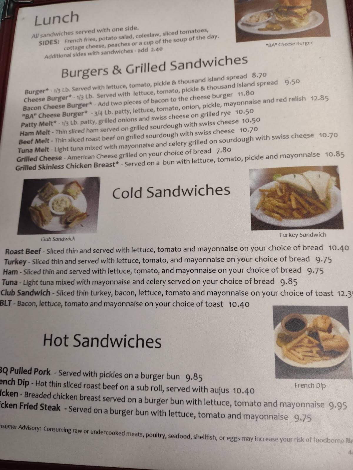 Menu at Bonanza Cafe, Fort Mohave, AZ-95