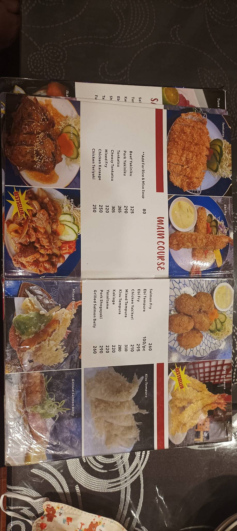 Menu at GanChan Japanese Restaurant, Malolos