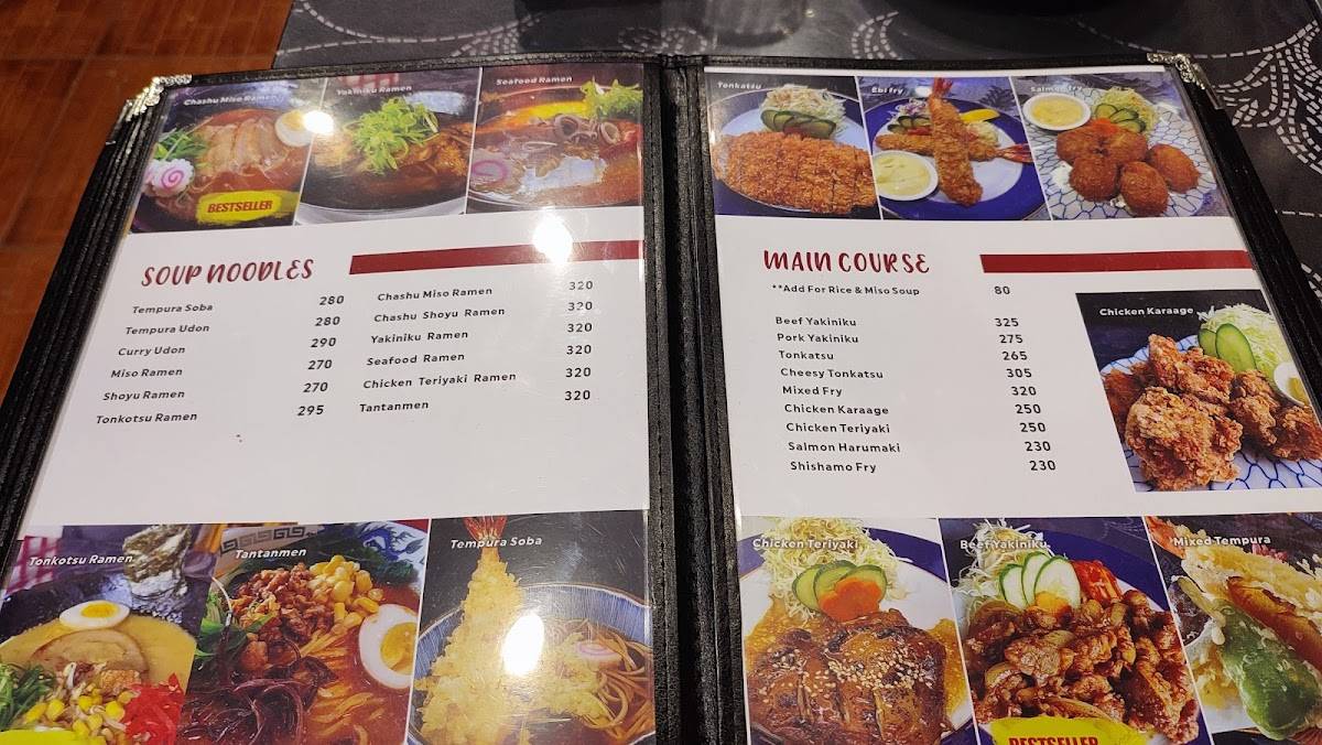 Menu at GanChan Japanese Restaurant, Malolos