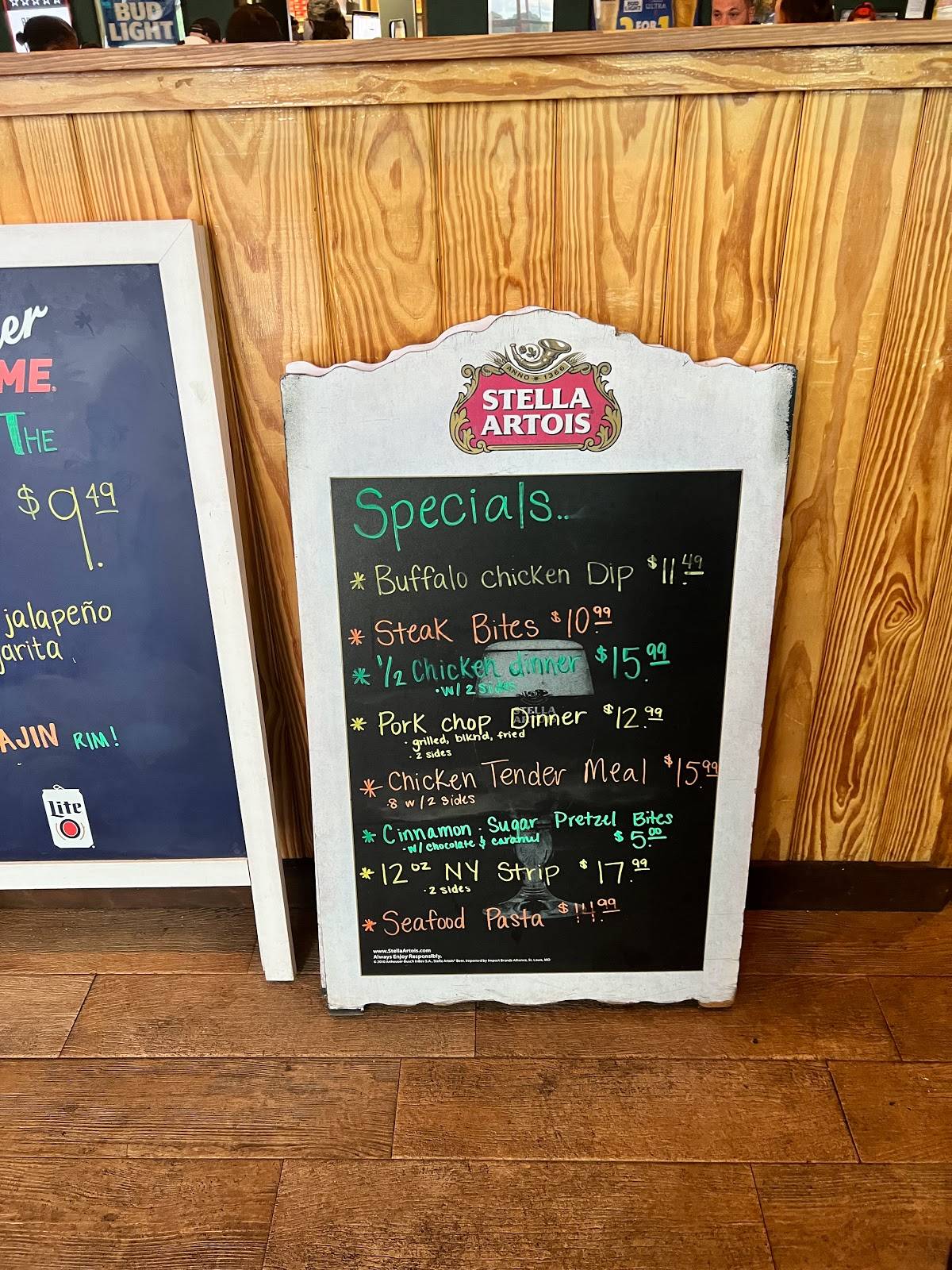 Menu at Gator's Dockside Lake City pub & bar, Lake City