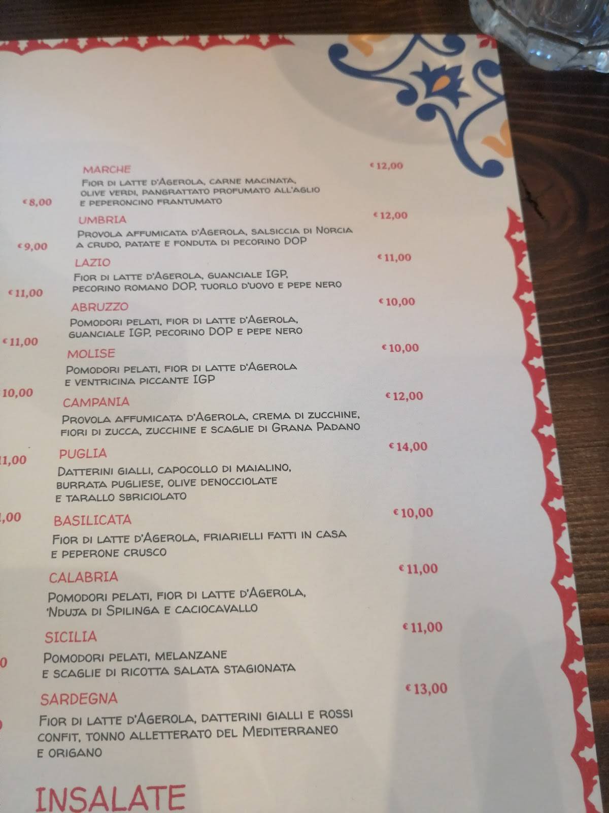 Menu da Pizzium - Genova Corso Sardegna ristorante, Genova