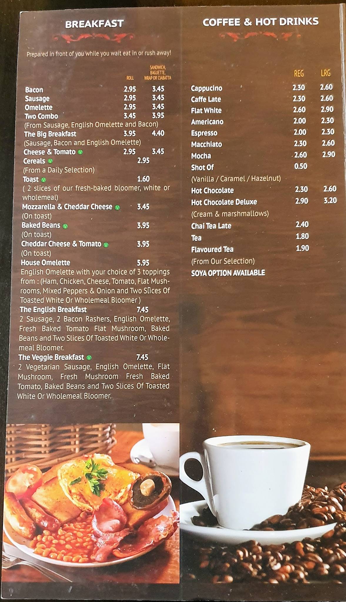 Menu at Grand Central Kitchen restaurant, Birmingham