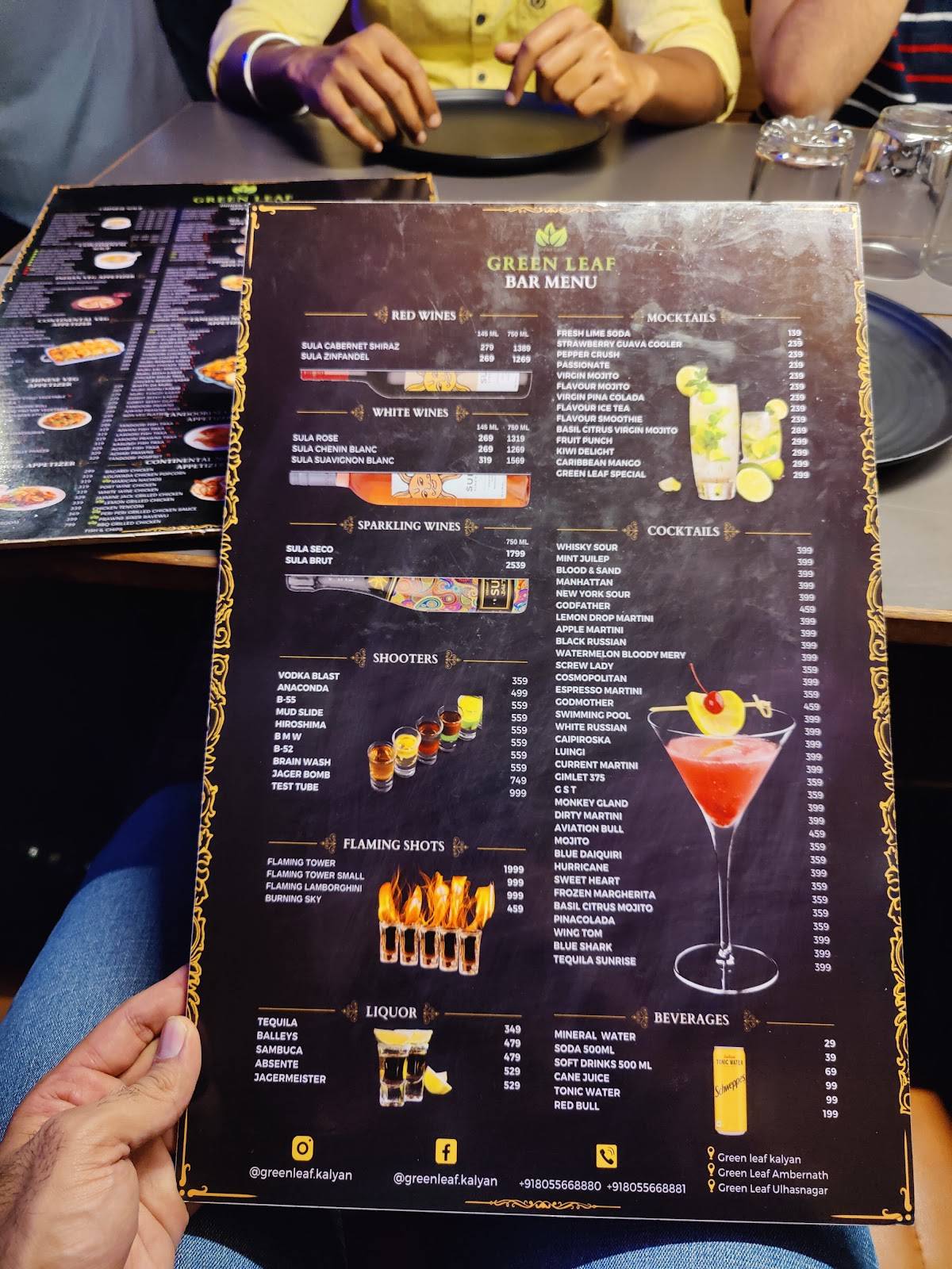 Menu at Green Leaf Family Restaurant, Lounge and Pub kalyan, Kalyan