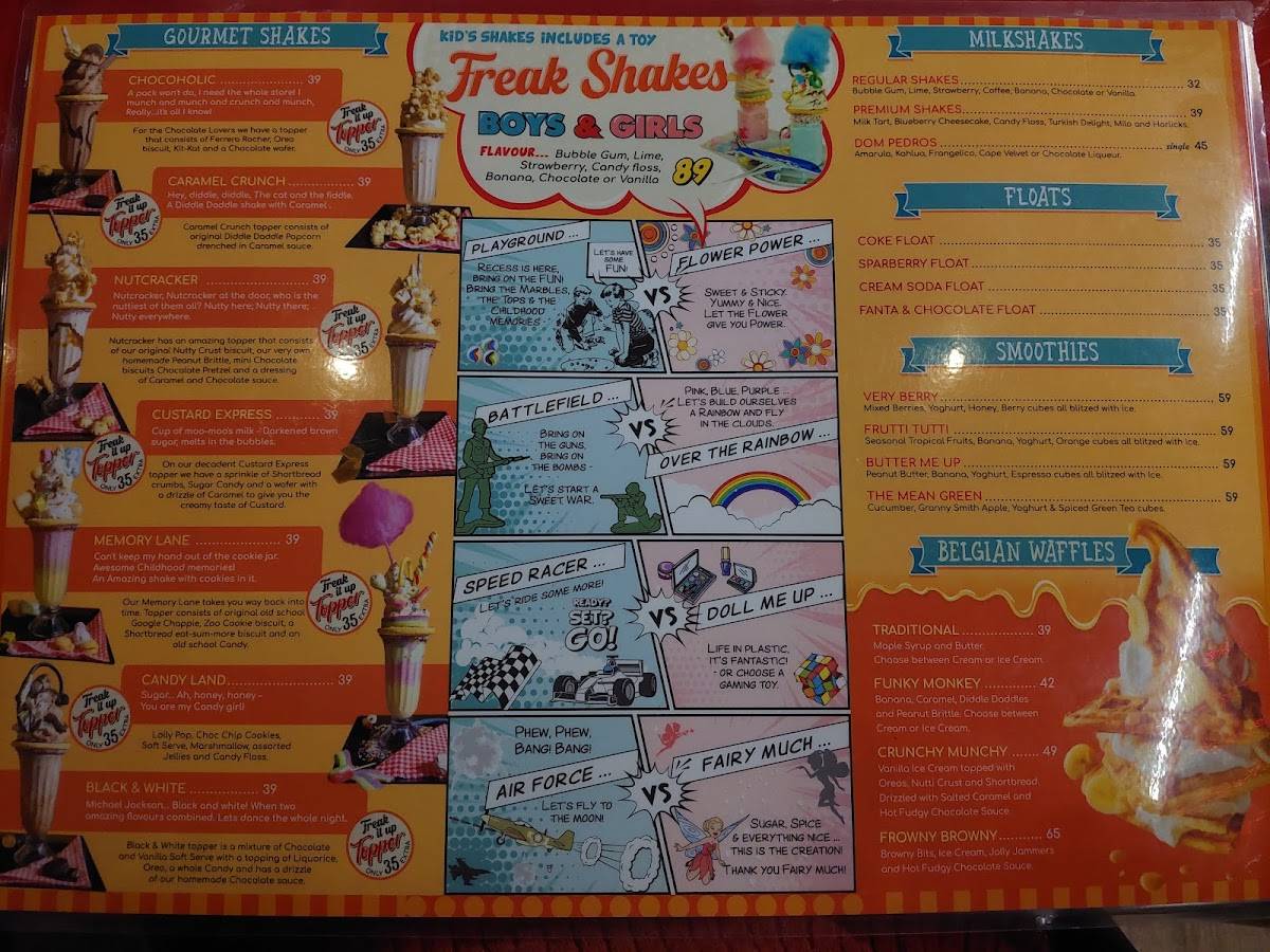 Menu at GrubHouse Eco Park restaurant, Centurion