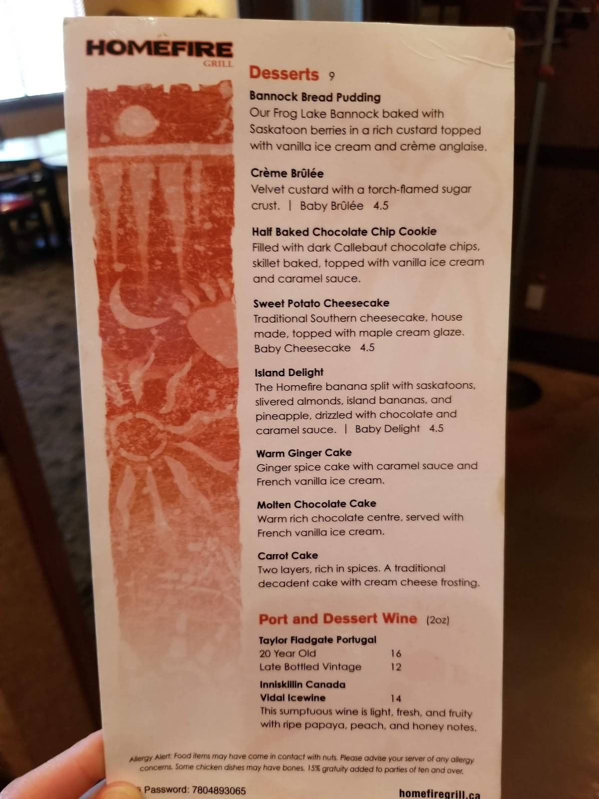 Menu at Homefire Grill - To Go Available pizzeria, Edmonton