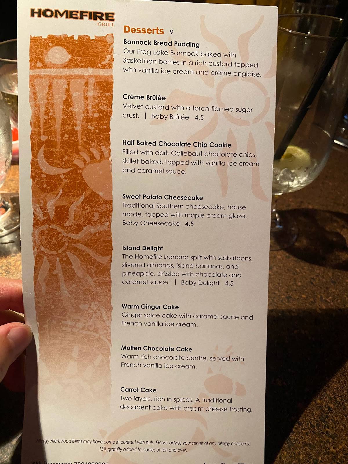 Menu at Homefire Grill - To Go Available pizzeria, Edmonton