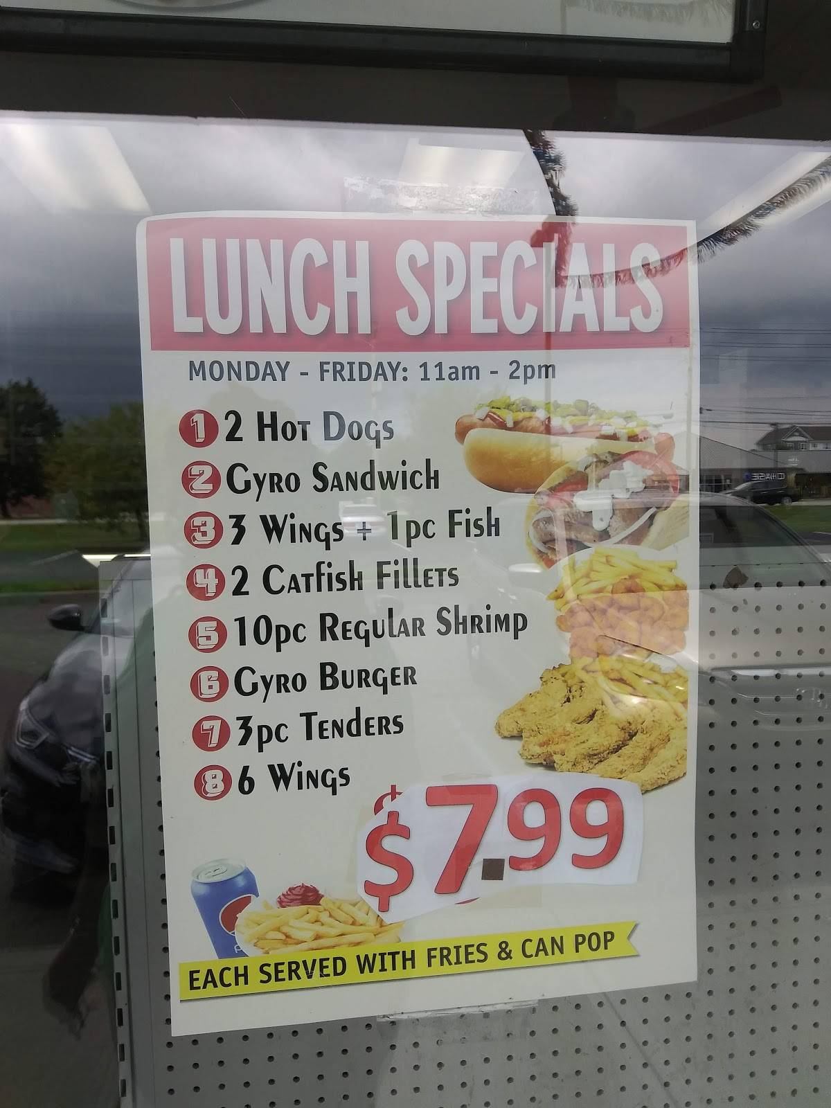 Menu at Famous Steak & Lemonade BBQ, Indianapolis, W 56th St
