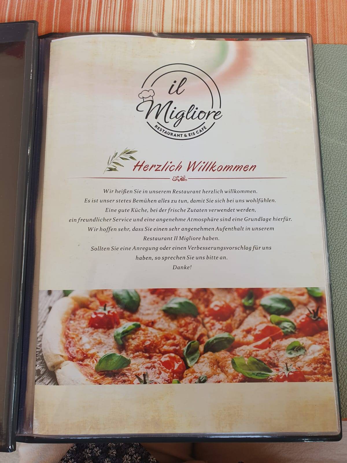 Speisekarte von Italienisches Restaurant "il Migliore", Hoyerswerda