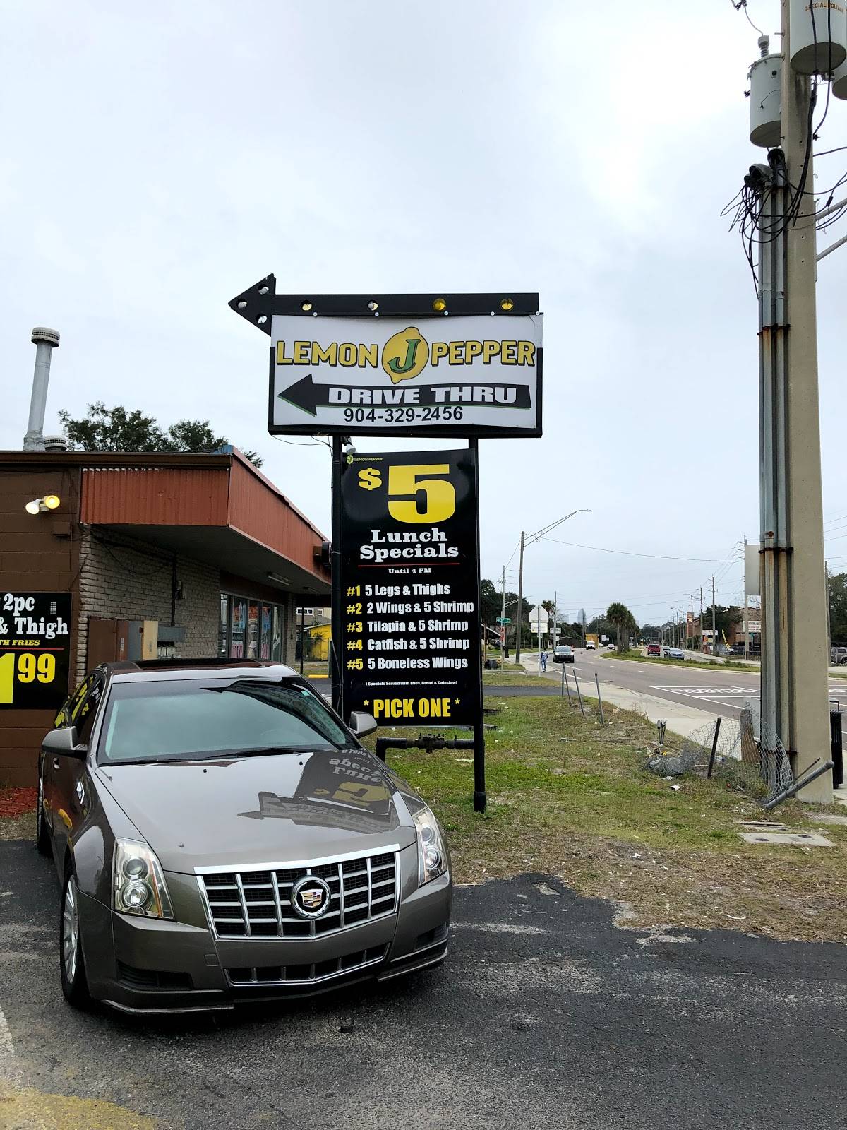 Menu at J LEMON PEPPER. Fish & Chicken restaurant, Jacksonville
