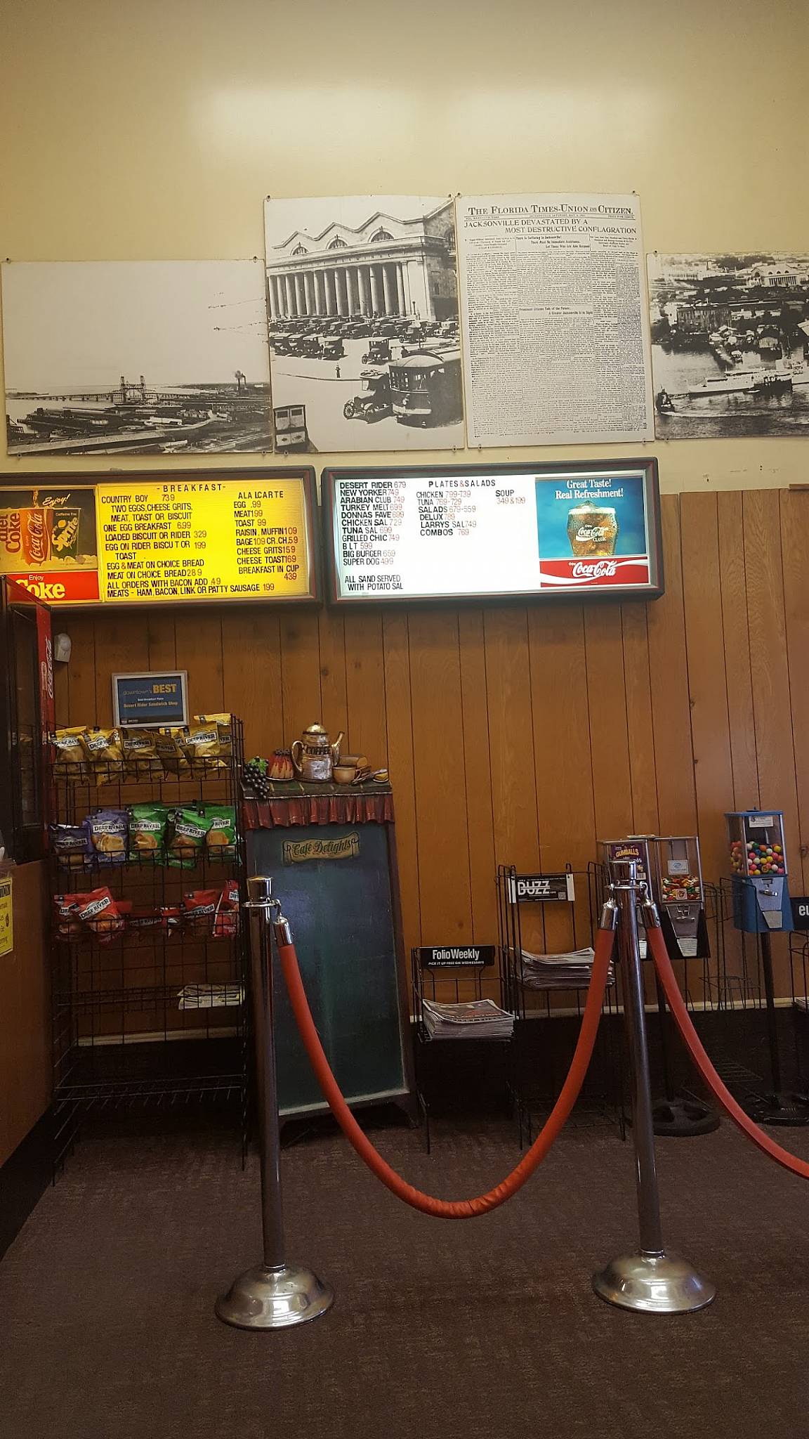 Menu at Desert Rider Sandwich Shop restaurant, Jacksonville