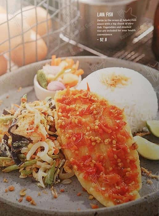 Menu at BERMVDA CITOS cafe, South Jakarta, Cilandak Town Square